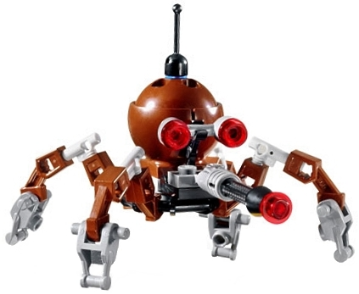 Lego Star Wars Dwarf Spider Droid Reddish Brown Dome sw0964