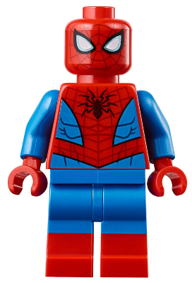 Lego Spider Man Metallic Light Blue Eye Highlights sh536 U